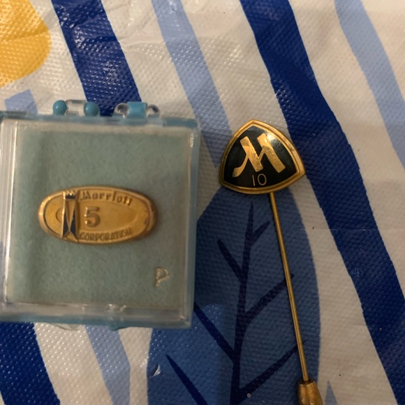 Jewelry | Marriott Employee Service Pins And Vhs Tape | Poshmark